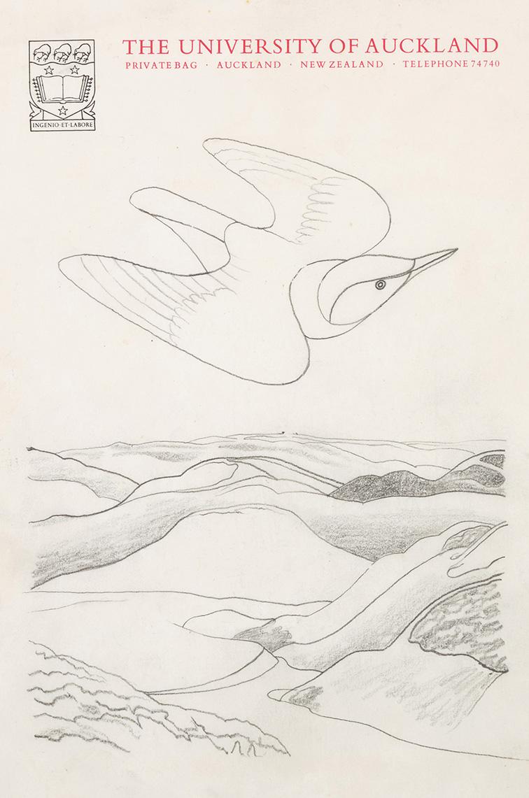 Early Don Binney drawings for auction in April – New Zealand Arts Review